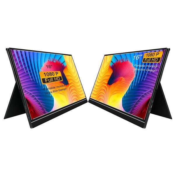 Quality Full Metal Housing HDR Display 16inches Lightweight Portable Monitor for sale