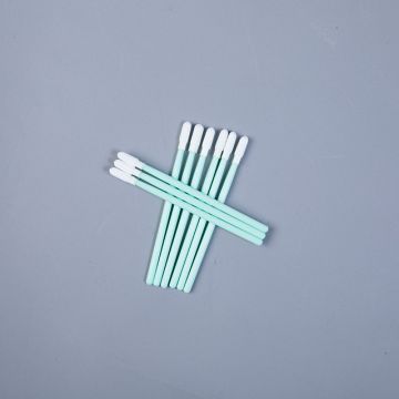 Quality Lab Double Layer Polyester Swab , Clean Room Cotton Swabs Plastic Sticks for sale