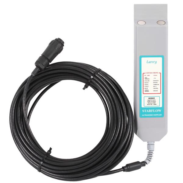 Quality ABS Transducer Ultrasonic Liquid Flow Meter River Velocity Rechargeable Battery for sale