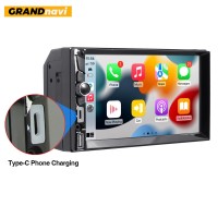 Quality GRANDnavi 2 Din 7Inch MP5 Car Stereo Wince System BT Wifi Wireless CarPlay for sale