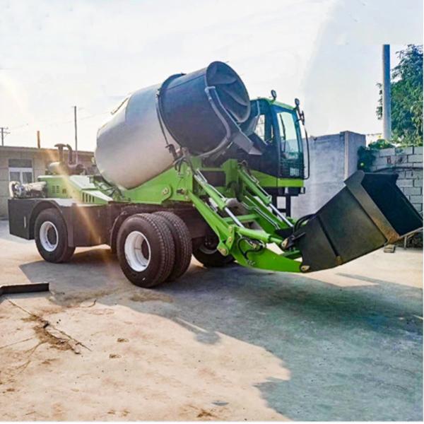 Quality Green 40° Climb 116HP 85kw 3m³ Concrete Mixer Truck for sale