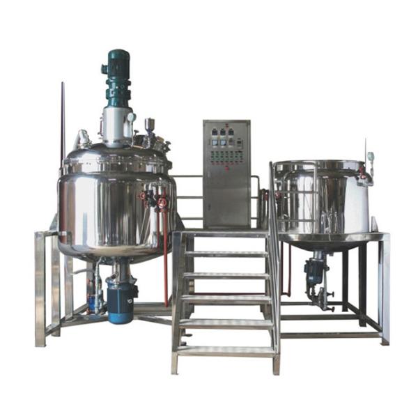 Quality SUS316 Cosmetic Skin Cream Mixing Machine Vacuum Emulsifying Homogenizer for sale