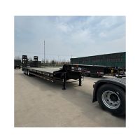 Quality Professional Semi-Trailer with Customers Optional 40 Semi Flatbed Trailer Parts for sale