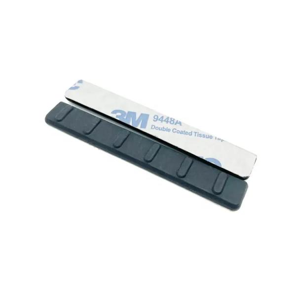 Quality Customized Rectangular Silicone Rubber Foot Pad With 3M Adhesive On The Back For for sale