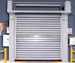 Quality Aluminum Alloy High Speed Spiral Door Hard Fast Roller Shutter Door ISO 9001 for sale