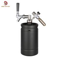 Quality 2L 64oz Vacuum Insulated Pressurized Mini Keg Beer Growler for sale