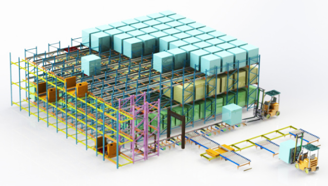 Radio Shuttle Cart And Carrier For Automatic Storage And Retrieval System ASRS  Warehouse Storage Racking
