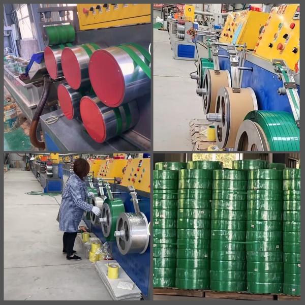 Quality 65mm Screw PLC Control PET Strap Extrusion Line for sale