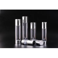 Quality UKMS09 15ml-30ml-50ml-80ml-100ml-120ml New style AS Cosmetic plastic airless lotion bottle,body lotion bottle for sale