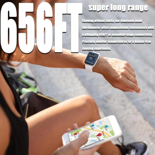 Quality Premium Bluetooth Digital Wireless Grill Bbq Thermometer Smart Waterproof for sale