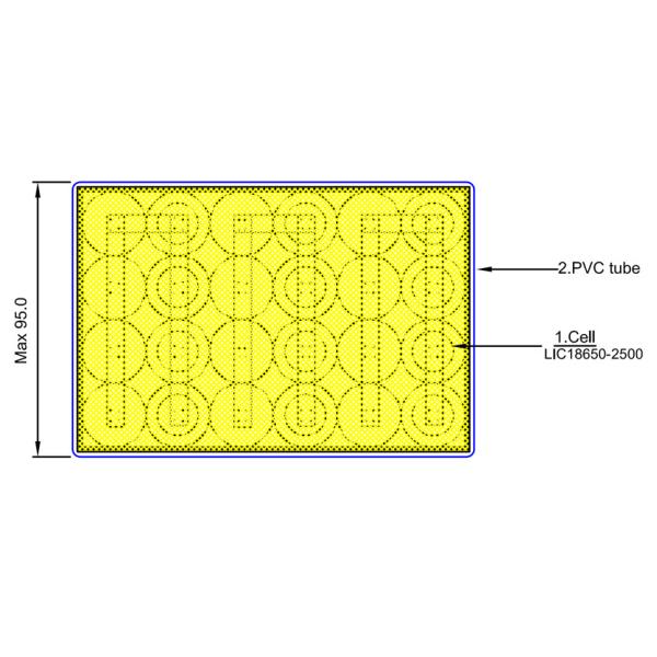 Quality Rechargeable Li-ion Battery Pack LIC18650 22.2v 10000mAh for sale