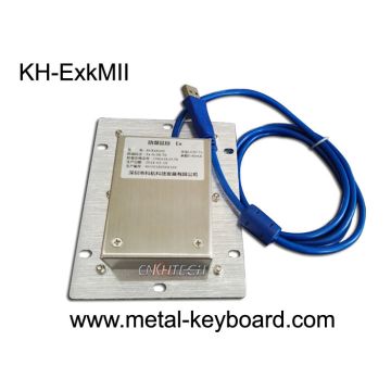 Quality 25mm Ball Explosion Proof Mouse Panel Mount Trackball 3 Keys Ex IbIIB T6 for sale