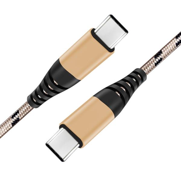 Quality Customized ROHS Type C Data Transfer Cable Strong Nylon Braided for sale