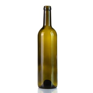 Quality Personalized Bordeaux Glass Wine Bottle 187ml 375ml 750ml for sale