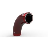 Quality DC HQ DOUBLE-LAYERED FOR HIGH WEAR-RESISTANT DUAL PIPES 275*90 ELBOW RED for sale