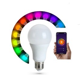 Quality Remote Control RGBW Smart Bulb with Wifi Connectivity and Aluminum Lamp Body for sale