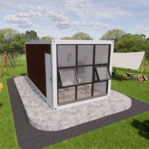 Quality Premade Team Building Area Collapsible Container House Portable Easy Employment for sale