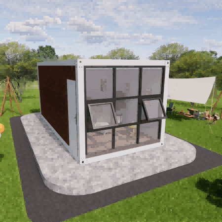 Quality Premade Team Building Area Collapsible Container House Portable Easy Employment for sale