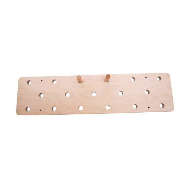 Quality Core Training Rock Climbing Peg Board , T4cm Large Wooden Peg Board for sale