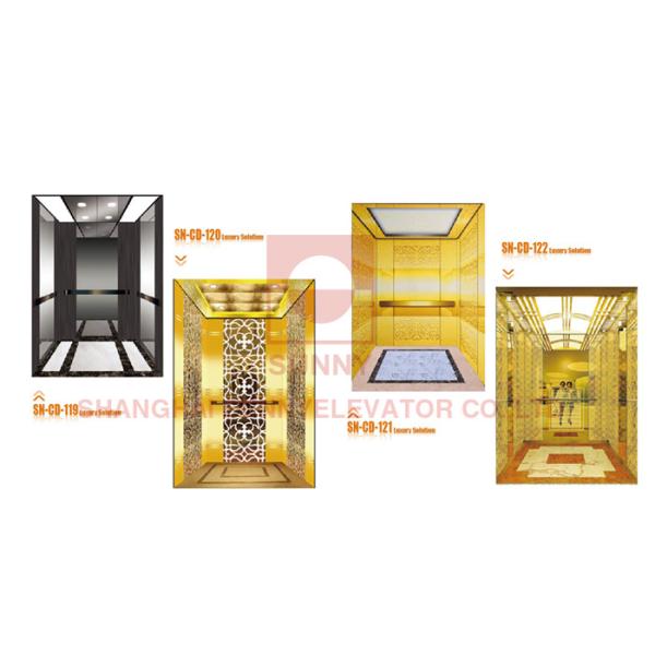 Quality Mirror Stainless Steel Lift Passenger Elevator Cabin Economic / Luxury for sale