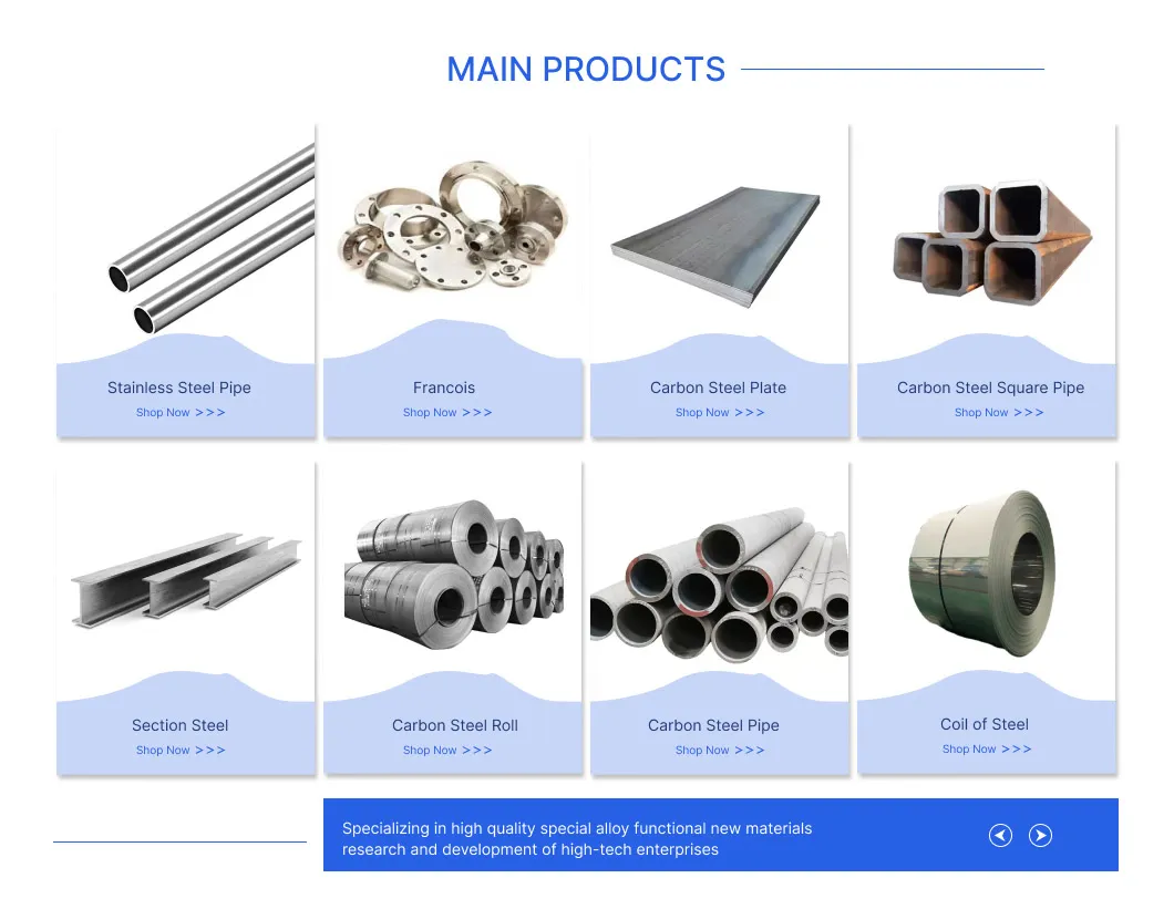 Wuxi Factory Ss Mild Welded Seamless Pipe 201 304 316 Q235 904L A106 Uns S32750 C276 Carbon Nickel Stainless Steel Pipe Black Galvanized Square Steel Pipe