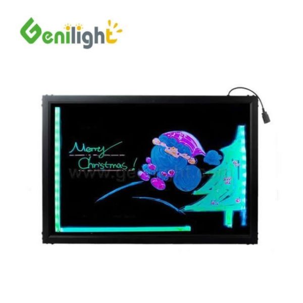 Quality Changeable Sign Writing Board with Customizable RGB SMD5050 LED Strip and DC12V for sale