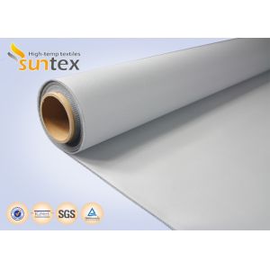 Quality 0.41mm Fire Retardant M0 Fine Fiberglass Cloth Roll with PU Coating for Welding for sale