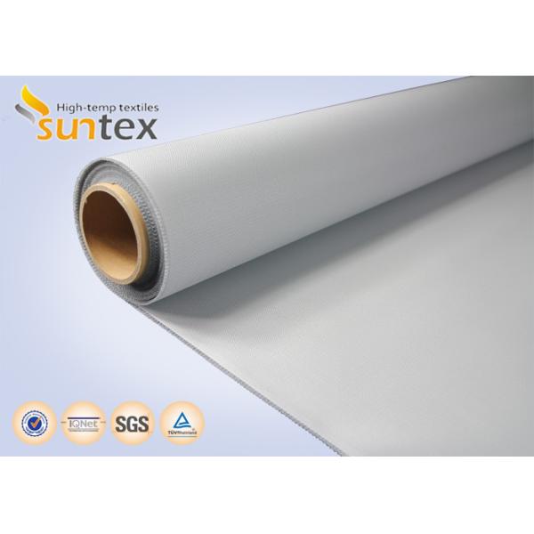 Quality 0.41mm Fire Retardant M0 Fine Fiberglass Cloth Roll with PU Coating for Welding for sale
