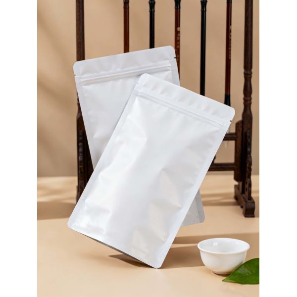 Quality Customizable White Matte Stand-up Pouches For Food Packaging for sale