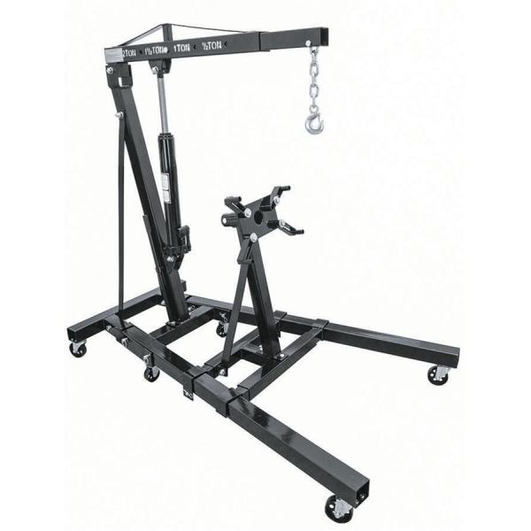 Quality Vehicle Repair Hydraulic Foldable 2Ton Engine Hoist And Stand for sale