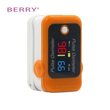 Quality TFT LCD Screen Fingertip Pulse Oximeter Gray Orange for sale