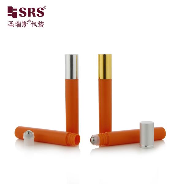 Quality 8ml Round Shape PP Injection Color Empty Cosmetic Packaging Hair Serum Roller for sale