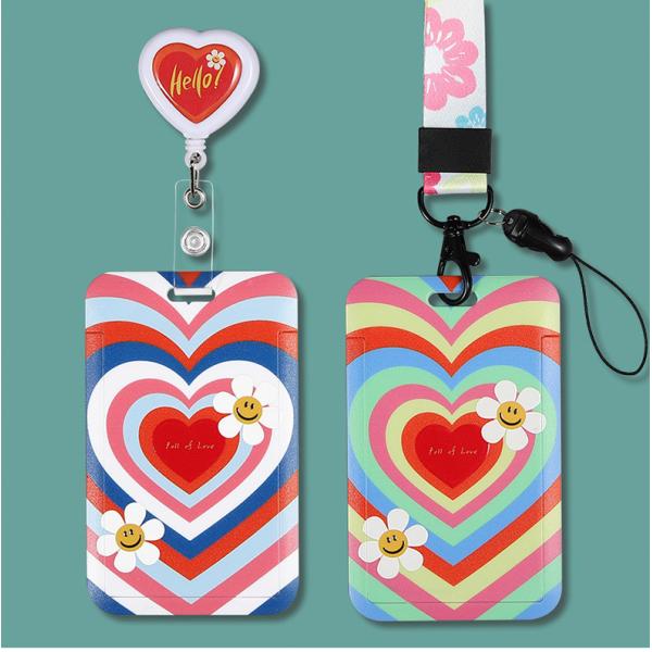 Quality Practical Deyi Custom Logo Lanyard Card Holder for Conferences for sale
