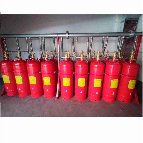 Quality 90L FM200 Cylinder Working Pressure 5.6Mpa Red FM200 Containers for sale