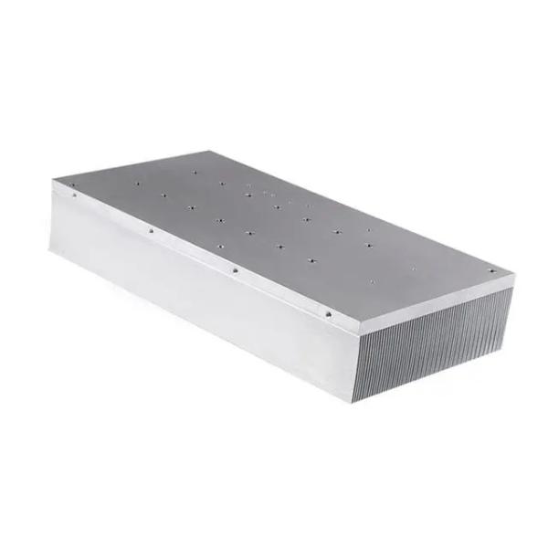 Quality 5-50mm Fin Height Anodized Aluminum Fin Heat Exchanger For Electronic Cooling for sale