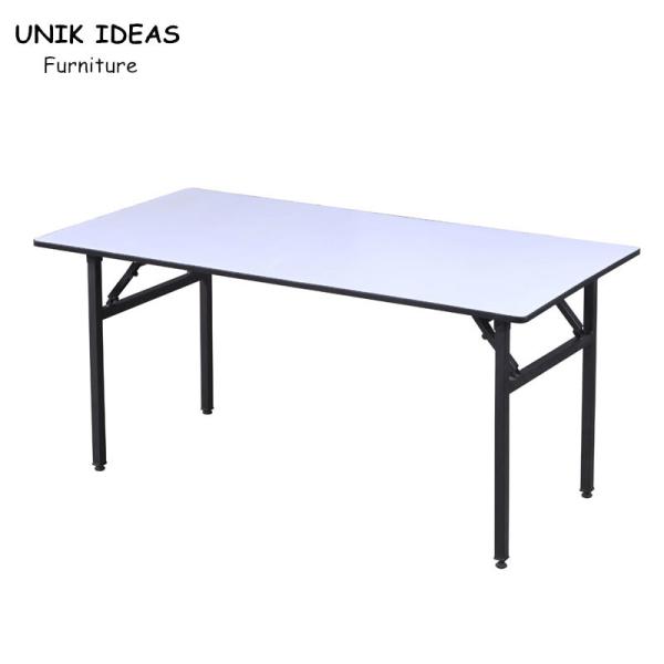 Quality 30 X 72 36 X 96 Folding Banquet Table 8 Ft 6ft Rectangle White Pvc Catering for sale