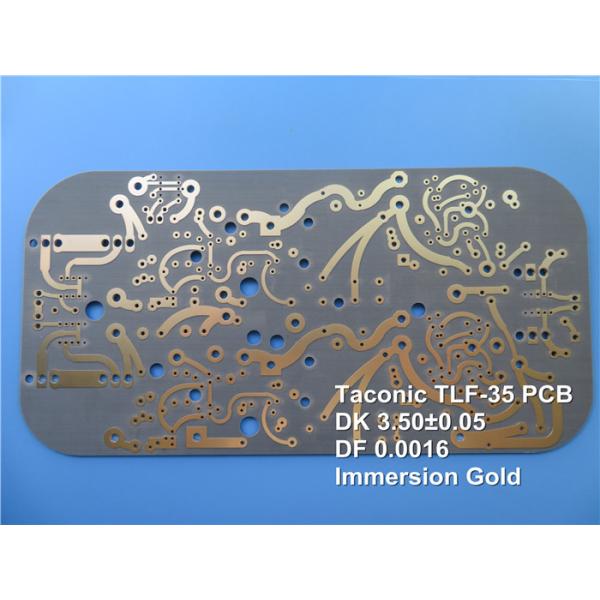Quality 30 Mil TLF-35A Customized PCB Prototype Green Soldermask Immersion Gold for sale
