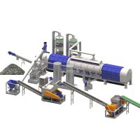 Quality Paint Remover Aluminum Cans UBC Carbonization Decoating Furnace for sale