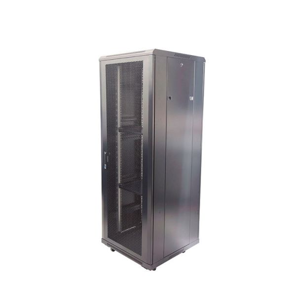 Quality Floor Standing Server Cabinet with Powder Coated Surface Finish Network Rack for sale