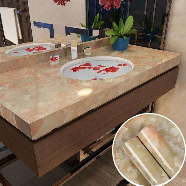 Quality Marble Pattern PVC Sheet 3D Wallpaper for Home Decoration in Interiors Homes for sale
