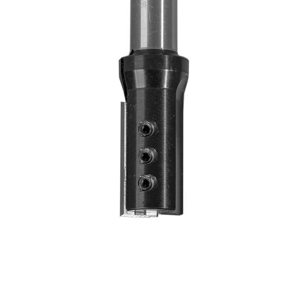 Quality Cutting Dia 8mm 22mm Straight Flute Router Bit With Double Sided Insert Blade for sale