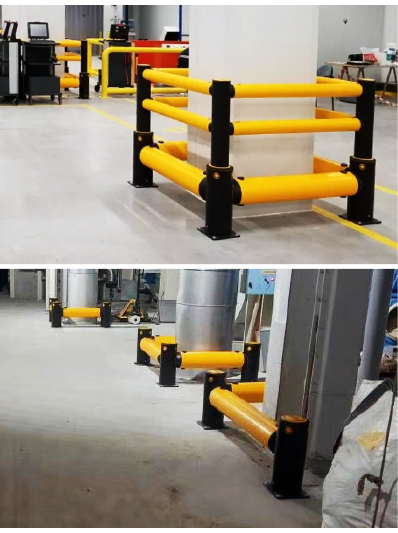 HC MC  Building Post Safety Barrier Warehouse flexible anti-collision system FS-2023A