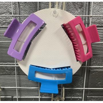 Quality Women PC Plastic Hair Accessories Claws Geometric Matte Surface for sale