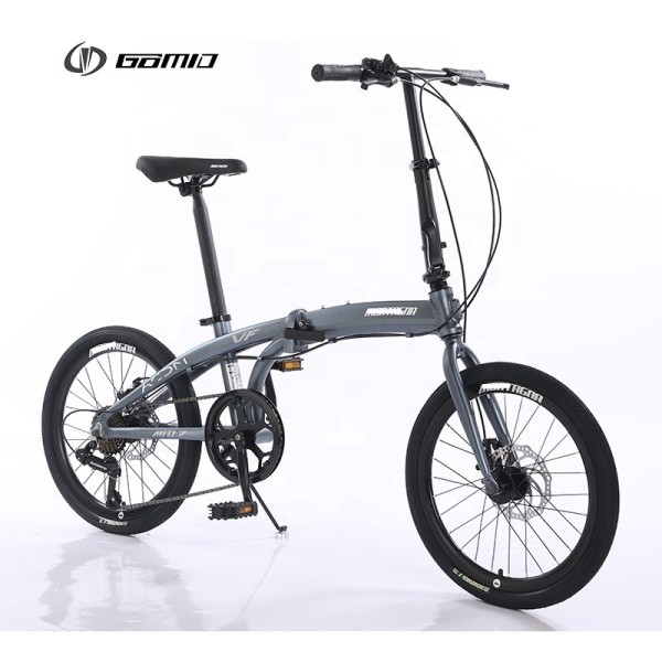 Quality Custom Bisiklet GOMID 20 Inch Aluminium Alloy Folding Bicycle with SHIMANO Kit and Disc Brake for sale