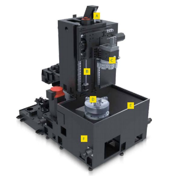 Quality SMTCL Vertical CNC Lathe V6 Heavy Duty 3 Axis Vertical CNC Lathe Machine for sale