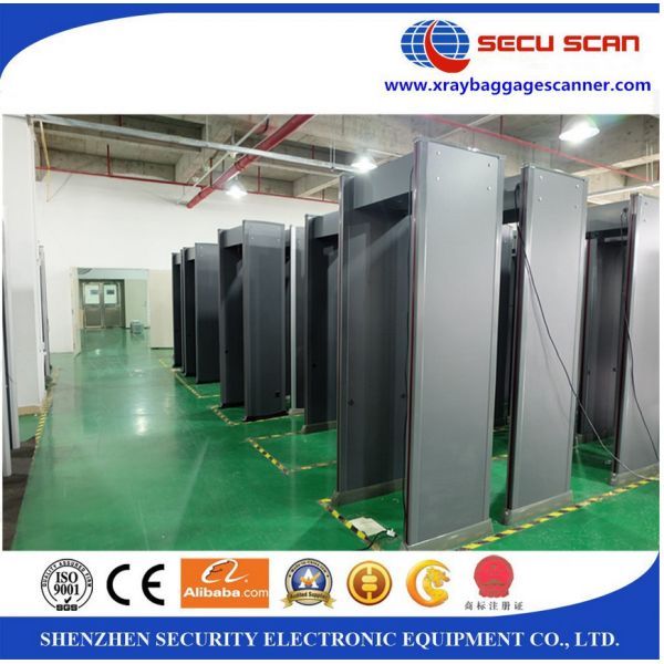 Quality IP55 Security Walk Through Metal Detector Weatherproof LCD Display for sale