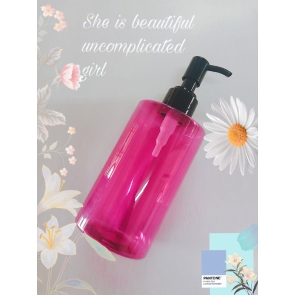 Quality Body Lotion Empty Plastic Bottles 250ml , Clear Plastic Bottles With Screw Caps for sale