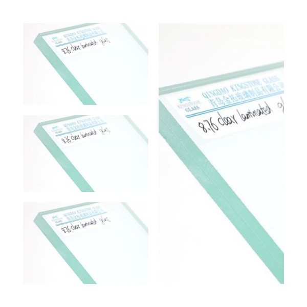 Quality High Safety Anti Shatter Clear Laminated Glass PVB Float Laminated Glass for sale