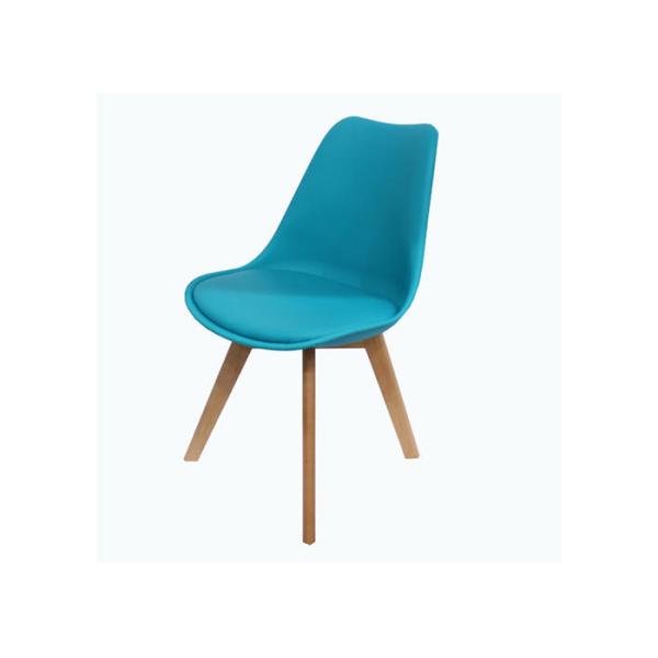 Quality Medieval Style Eames Dining Chair With Plastic Beech Legs for sale
