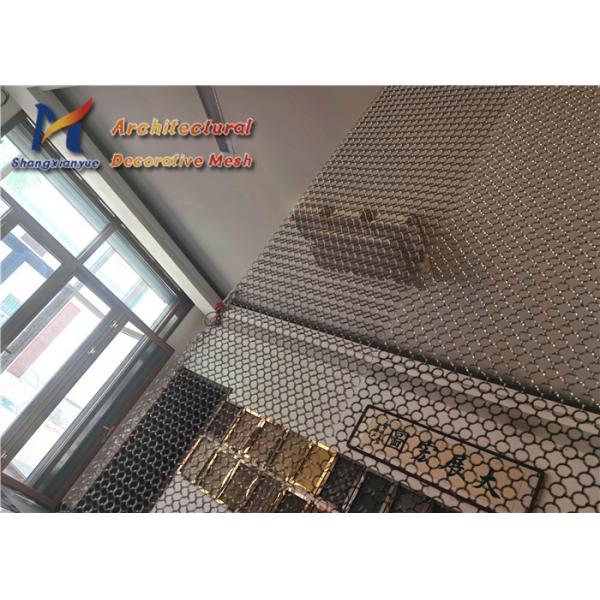 Quality Chainmail Ring Mesh Curtain Dividers 12mm Stainless Steel Welded Mesh for sale